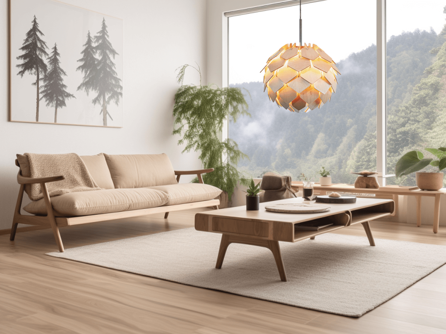 Unahi 2.0 – lamp in natural wood - Ulap design