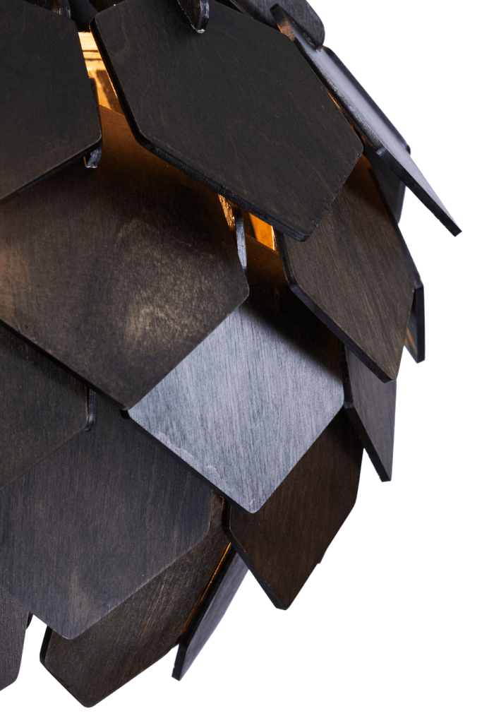 Unahi 1.0 – lamp in ebony wood - Ulap design