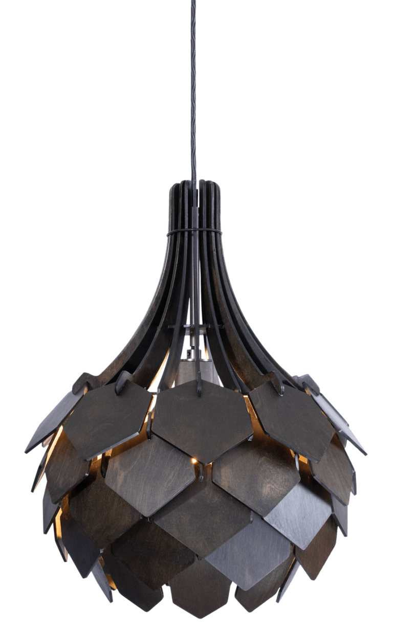 Unahi 1.0 – lamp in ebony wood - Ulap design
