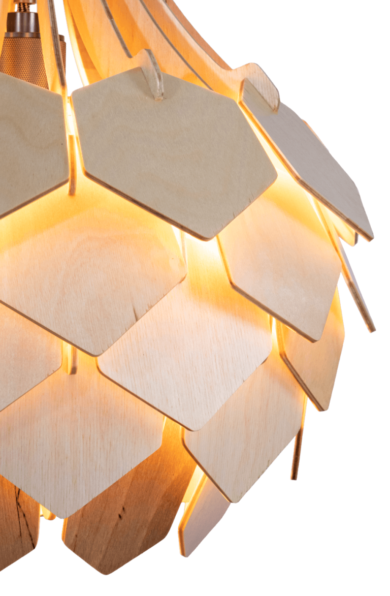 Unahi 1.0 – lamp in natural wood - Ulap design