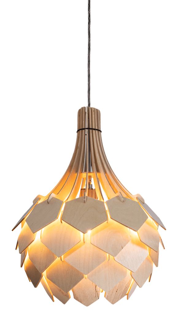 Unahi 1.0 – lamp in natural wood - Ulap design