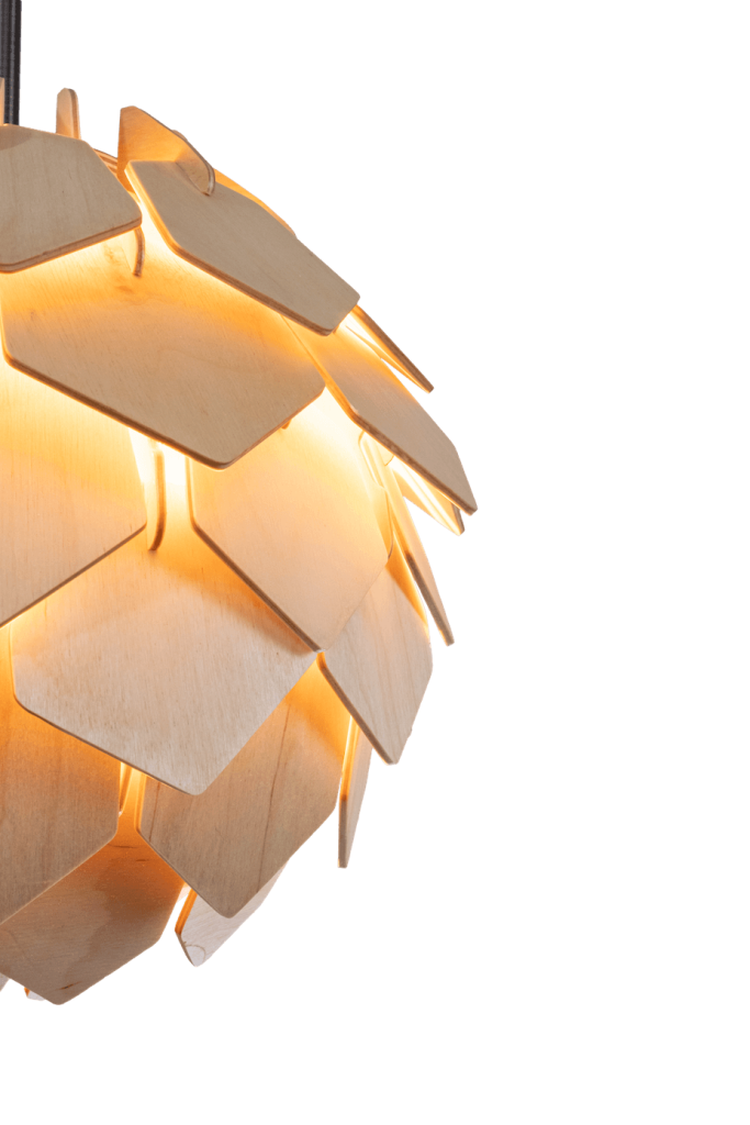 Unahi 2.0 – lamp in natural wood - Ulap design