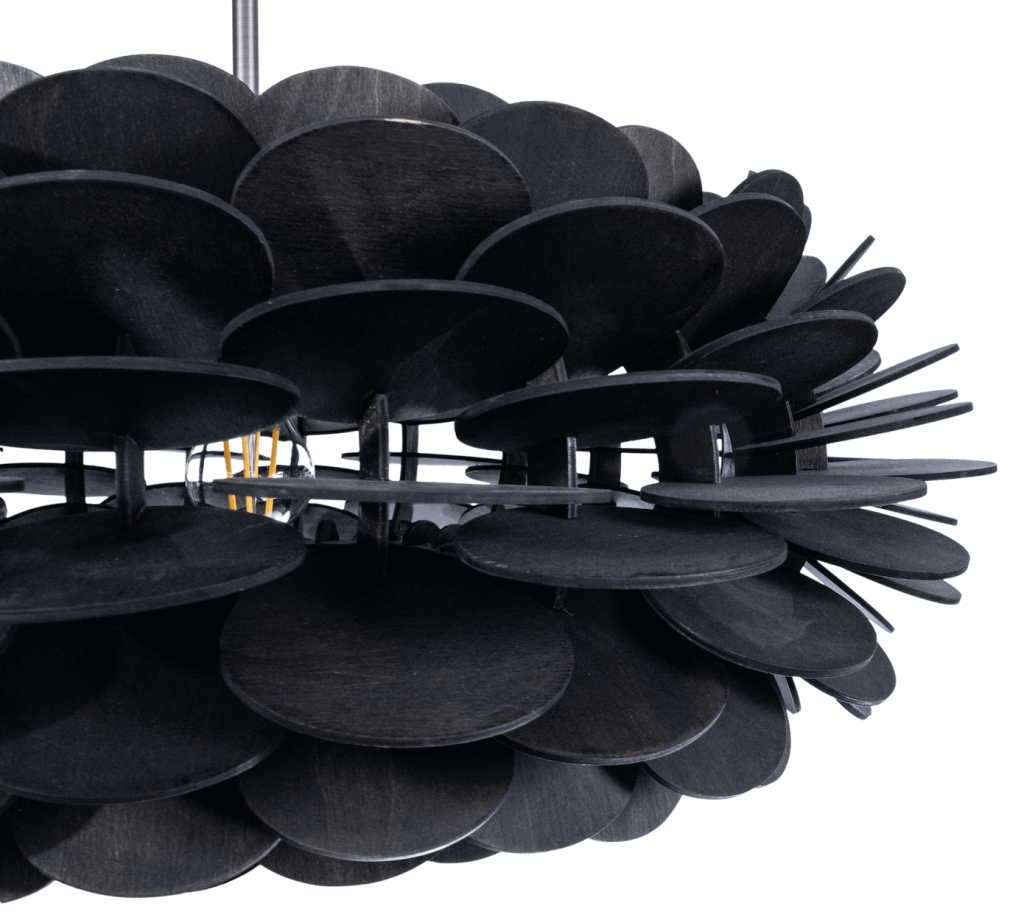 Unahi 3.0 - lamp in ebony wood - Ulap design